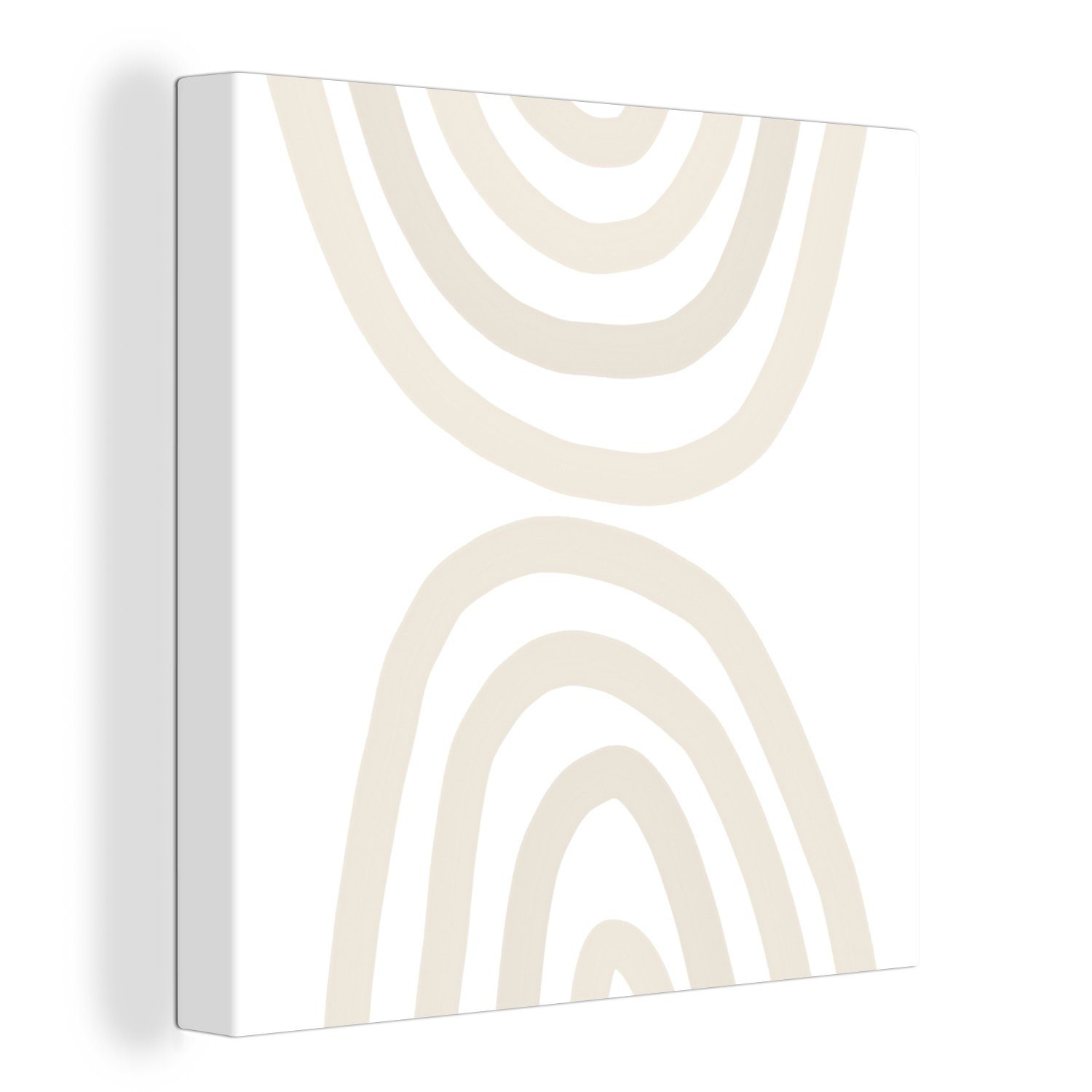 Onemillioncanvasses® Leinwandbild Regenbogen Pastell Design