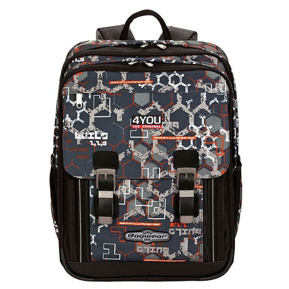 4YOU Schulrucksack Flash Vol. 0.1, Polyester