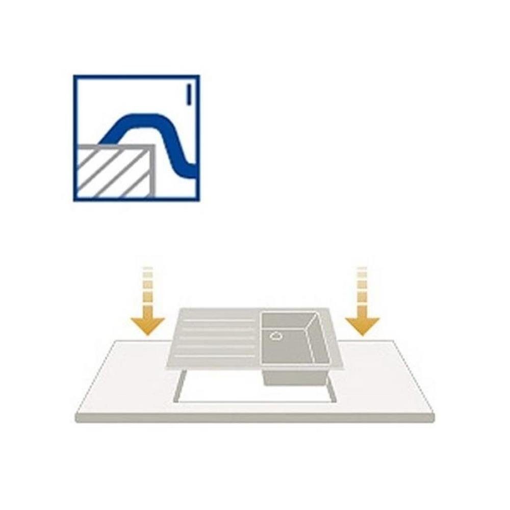 FRANKE Edelstahlspüle Franke Einbauspüle Euroset ESN 614 NOVA Edelstahl ...