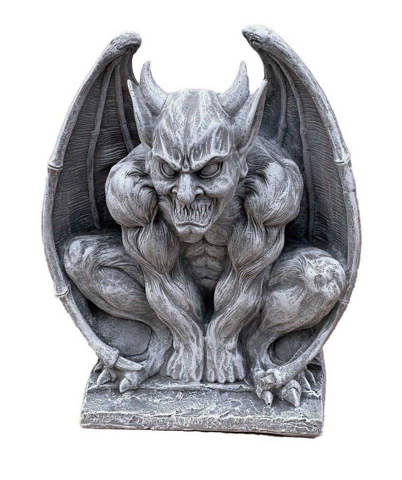 Stone And Style Gartenfigur Steinfigur Gargoyle Mit Flügeln