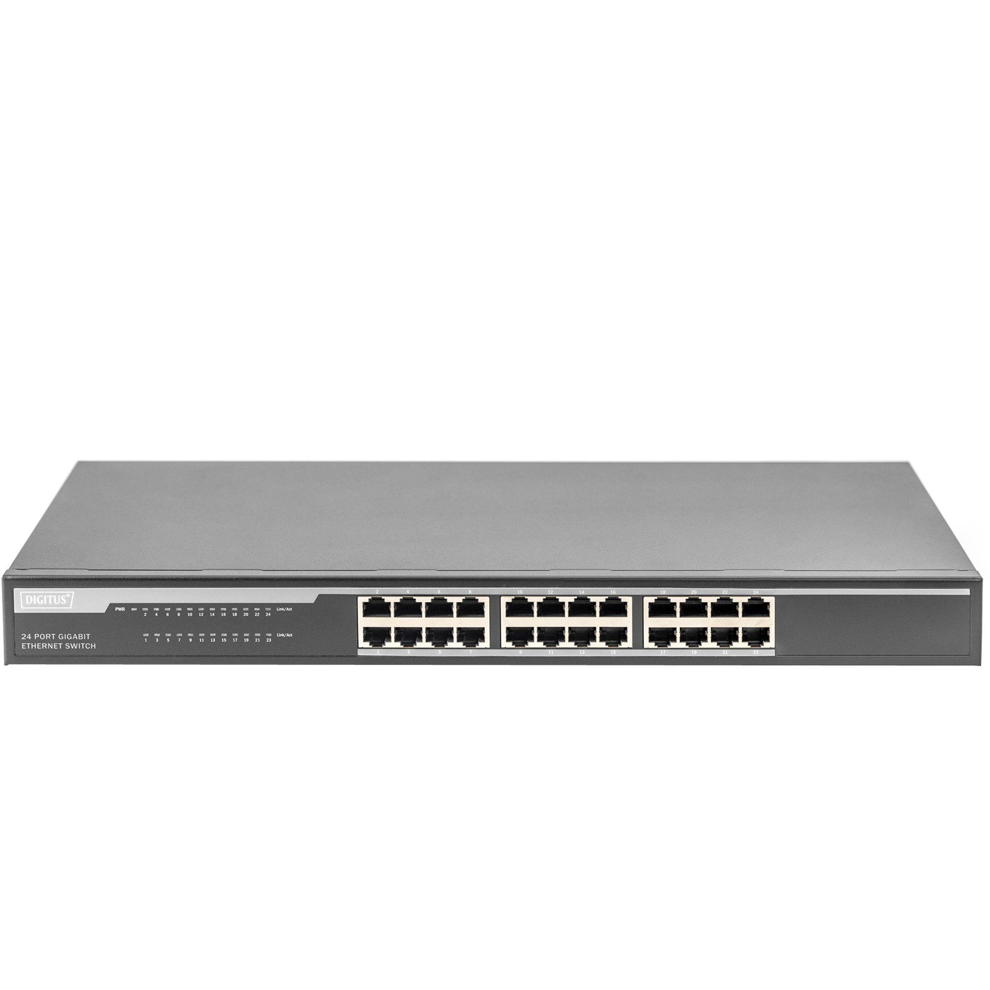 Digitus DN-80113 24-Port Gigabit - Desktop Switch - schwarz Netzwerk ...