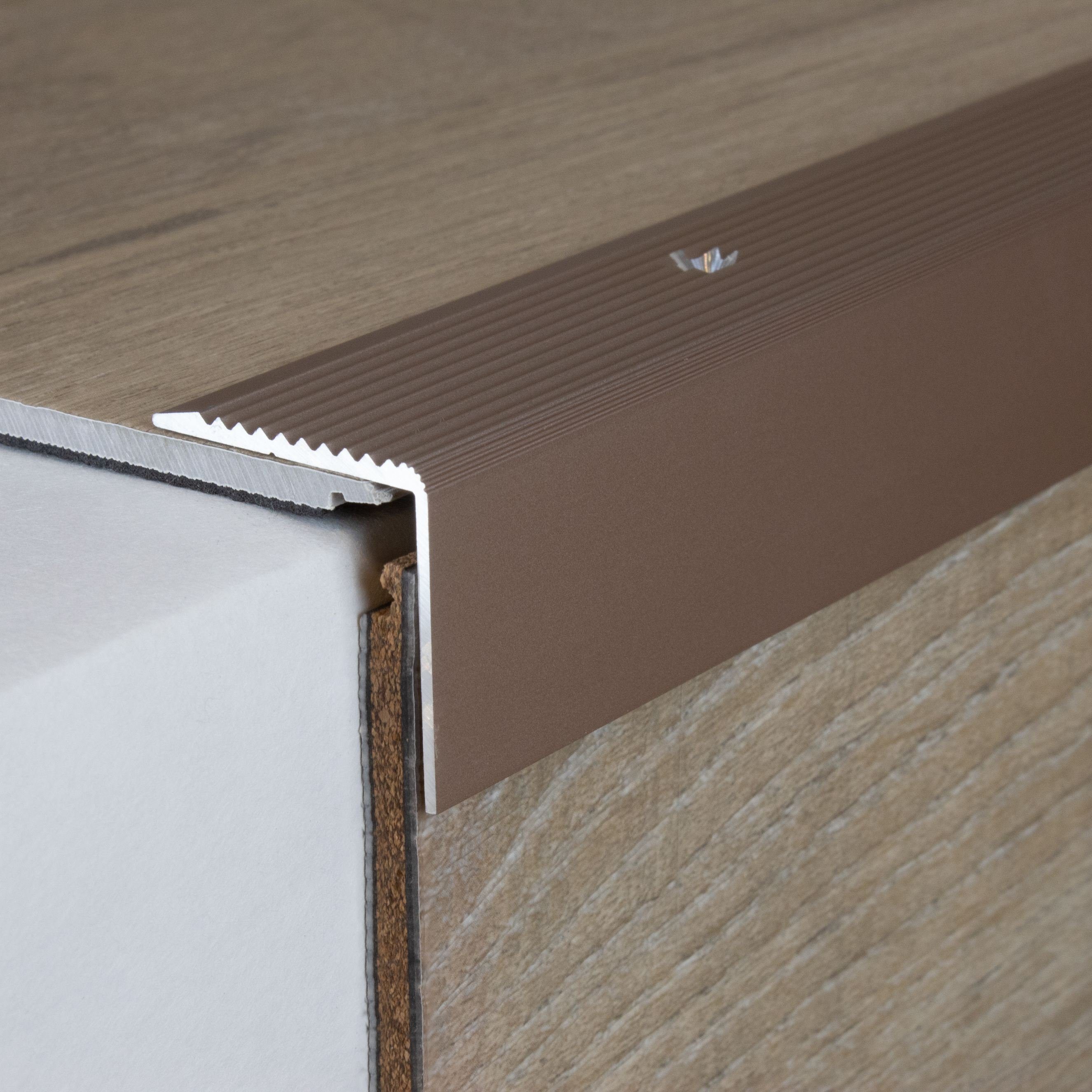 Proviston Treppenkantenprofil 30 X 30 X 2700 Mm Winkel Alu Eloxiert