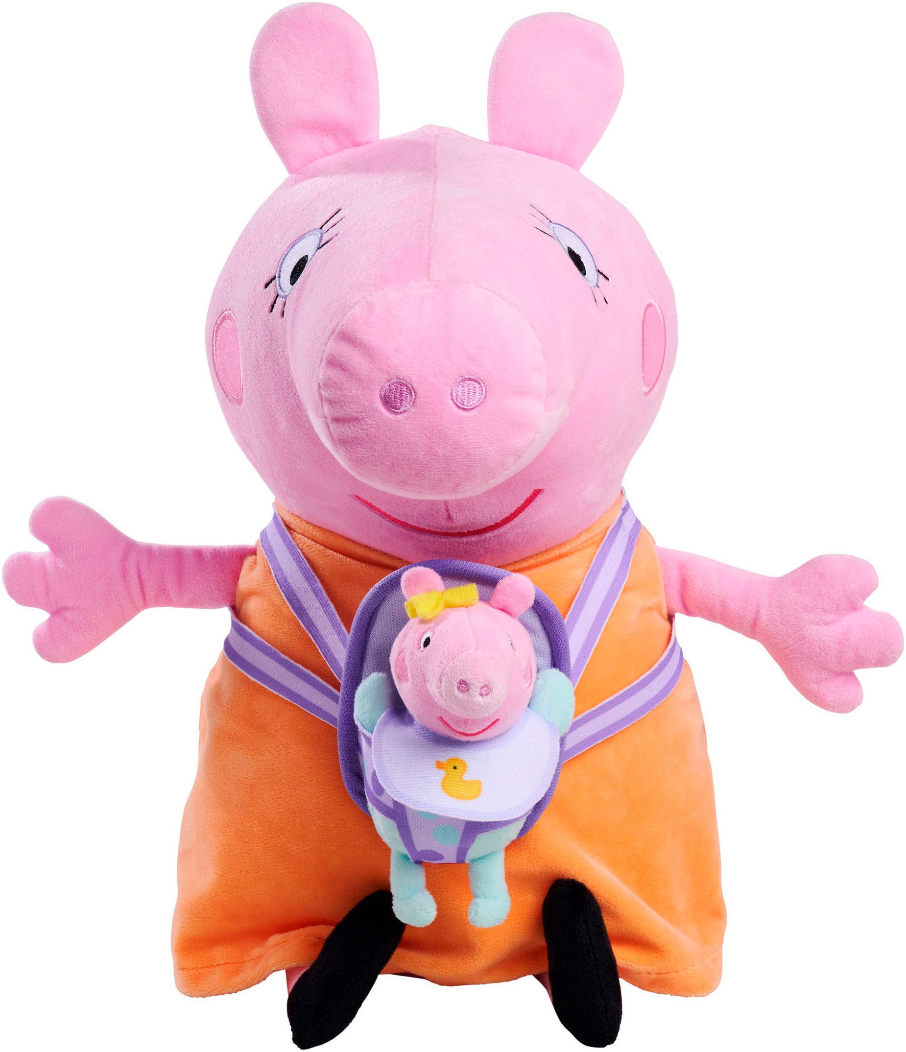 SIMBA Plüschfigur Peppa Pig - Mama Wutz mit Evie, 33 cm