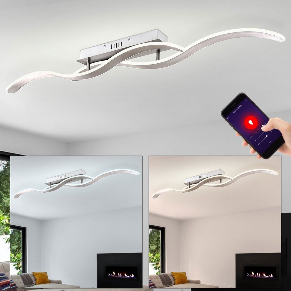 Etc Shop Smarte Led Leuchte Smart Led Decken Lampe Fernbedienung