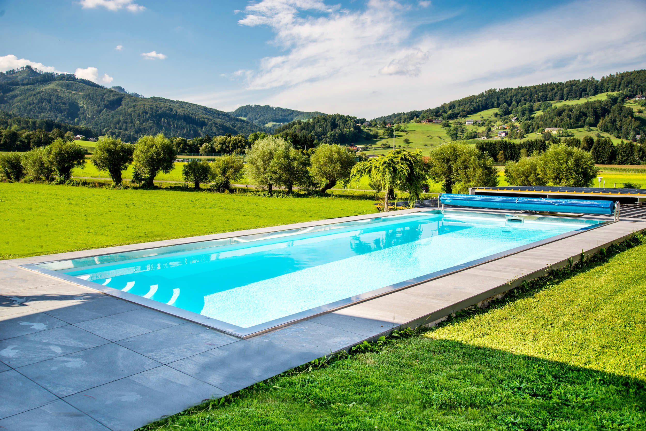 Poolomio Pool PP-Pool mit Skimmer, 6,30 x 3,30 x 1,50 m (Set)
