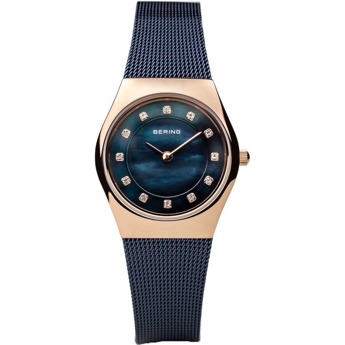 Bering Chronograph Bering Damen-Uhren Analog Quarz, Gehäuse aus ...