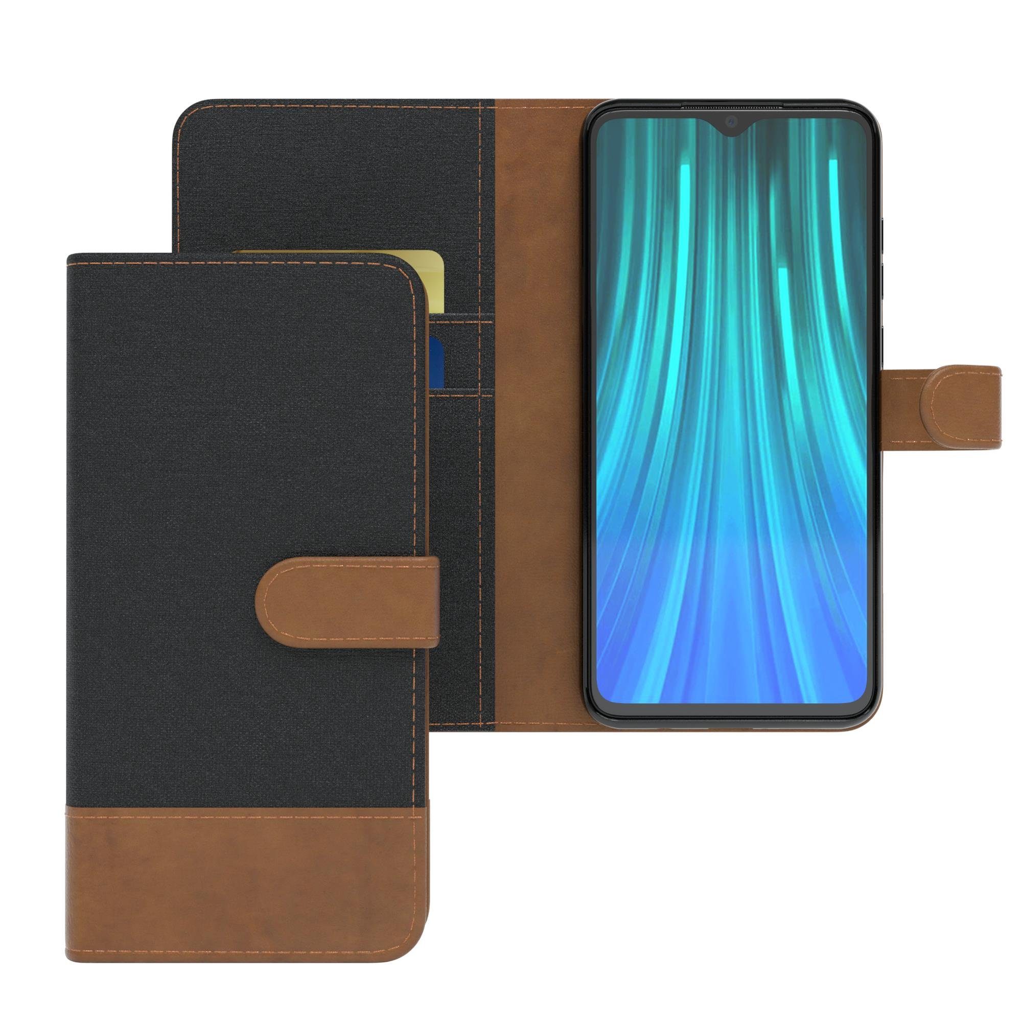 Eazy Case Handyhülle Bookstyle Jeans Für Xiaomi Redmi Note 8 Pro 653