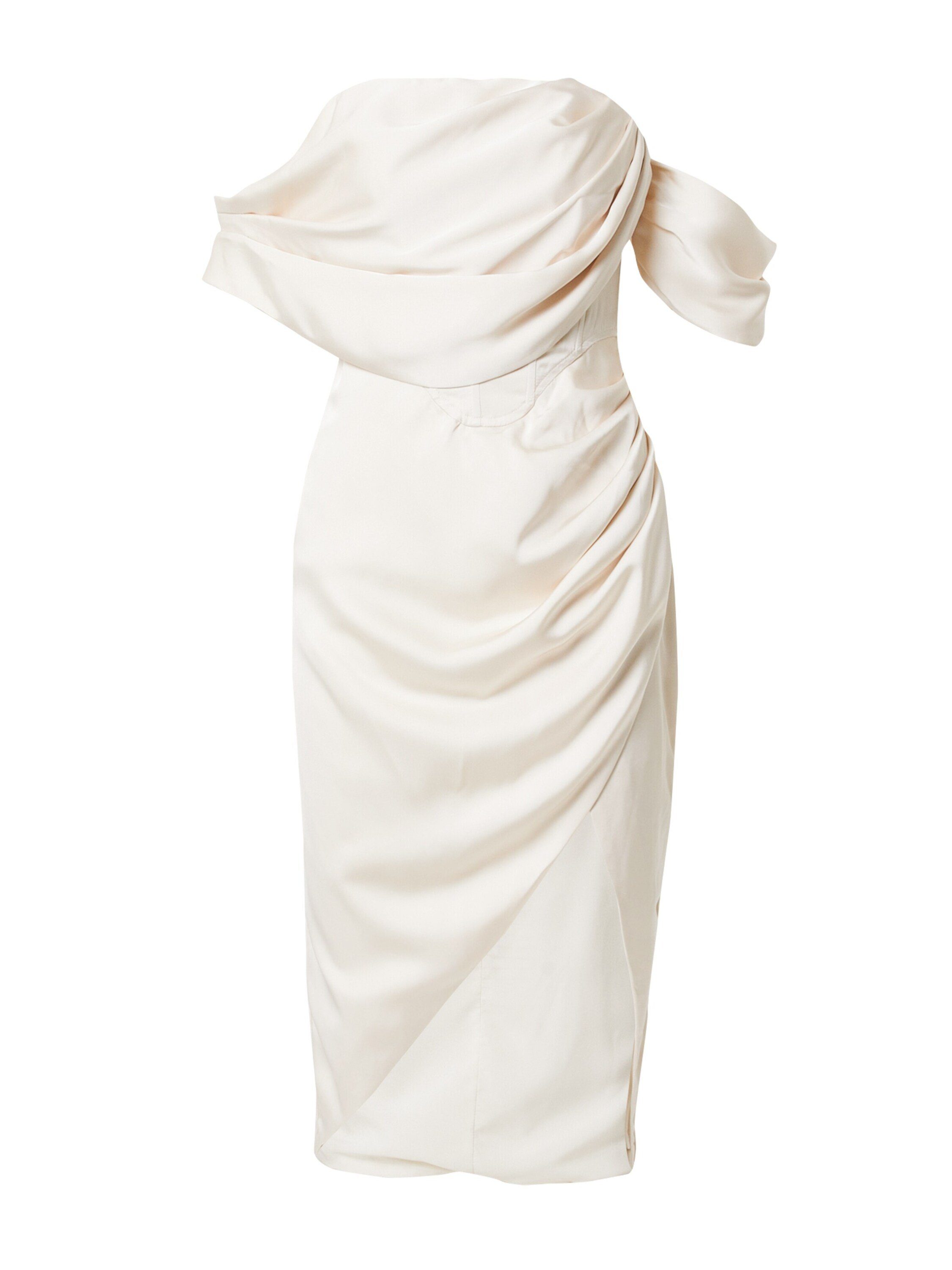 Misspap Cocktailkleid 1 Tlg Rückenfrei Wickel Design Falten