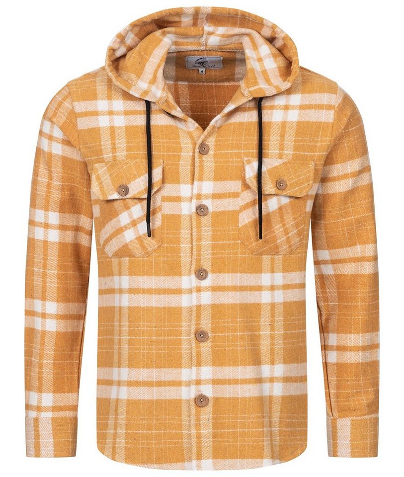 Rock Creek Flanellhemd Herren Hemd Flanellhemd Mit Kapuze H 328