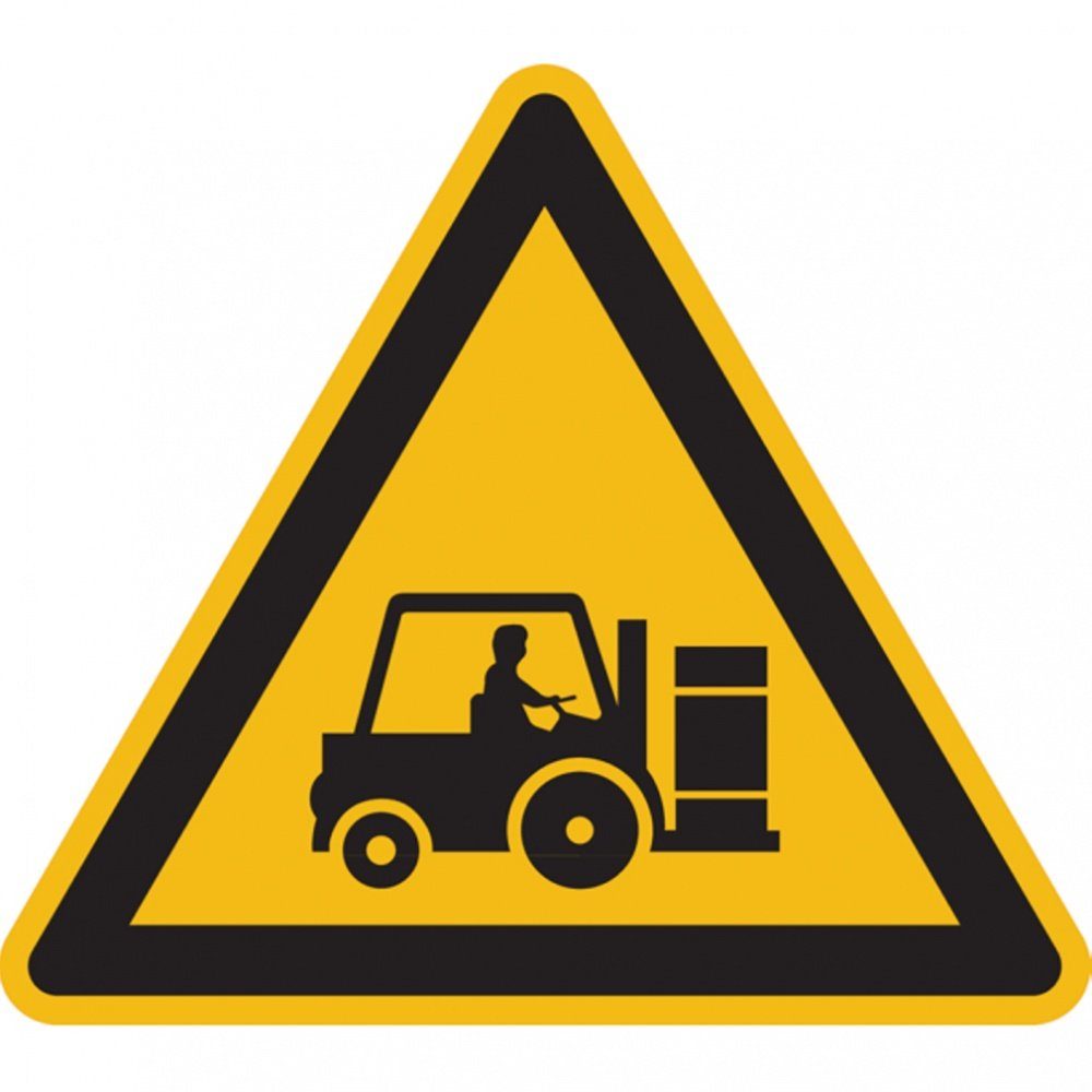 König Werbeanlagen Hinweisschild Warnschild, Achtung! Staplerverkehr! - praxisbewährt