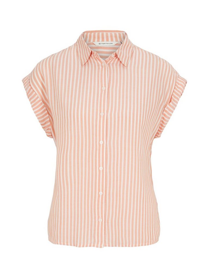 Tom Tailor Kurzarmbluse Bluse Mit Streifen
