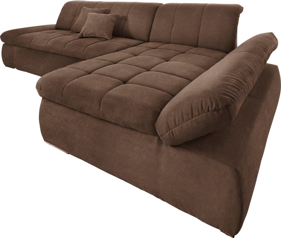 Domo Collection Ecksofa Nmoric Xxl Mit Recamiere Wahlweise Mit