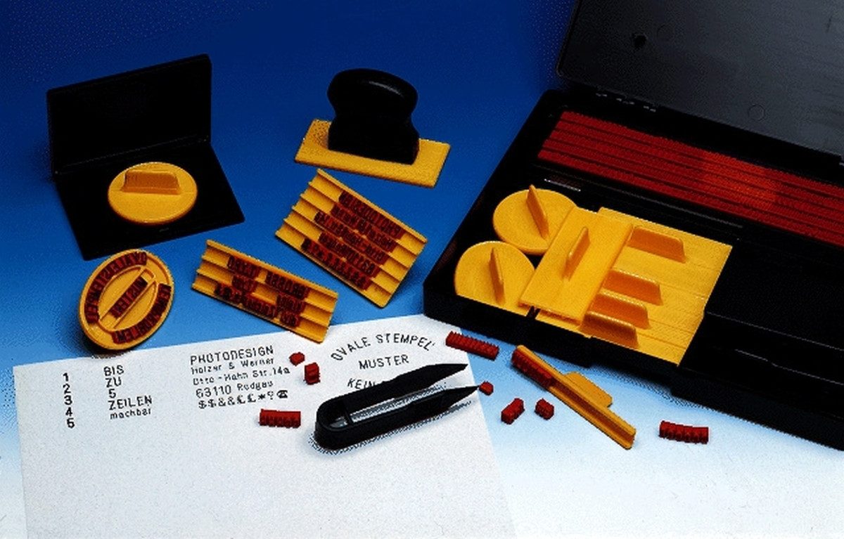 WEDO Stempel Typendruckerei groß Typen 4/5 mm, WEDO Stempeldruckerei ...