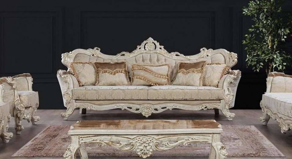 Jvmoebel 3 Sitzer Dreisitzer Sofa 3 Sitz Sofa Sofas Barock Rokoko Sitz