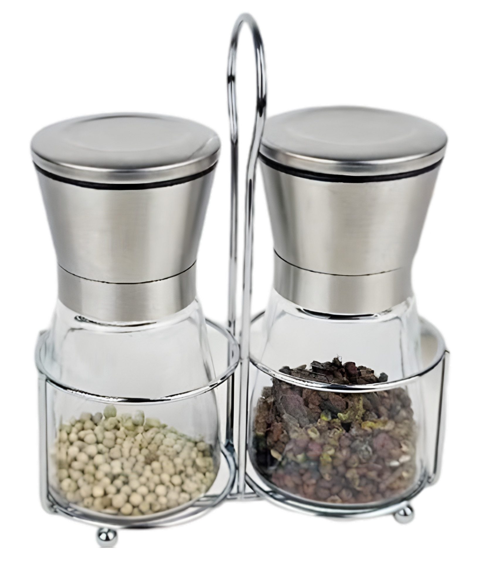 Cheffinger Gewürzständer 2-teiliges Set mit praktischer Aufbewahrung - 170ml, (2-tlg)