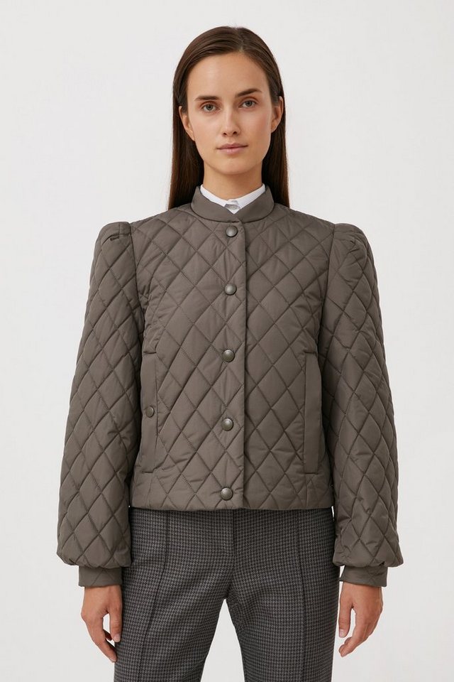 Finn Flare Steppjacke Mit Puffärmel Gerader Schnitt Und