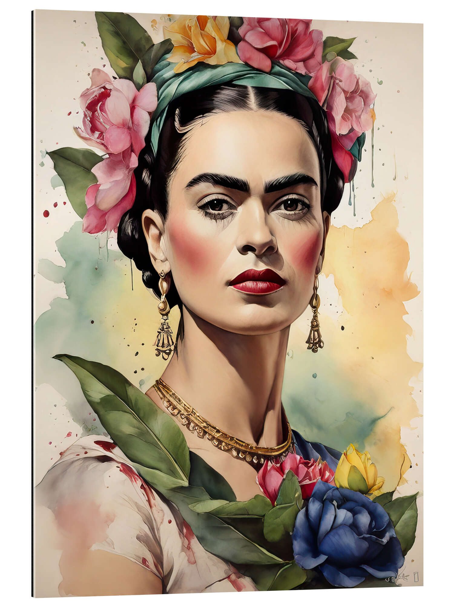Posterlounge Xxl Wandbild Nobelart Frida Kahlo Im Sonnenlicht Malerei