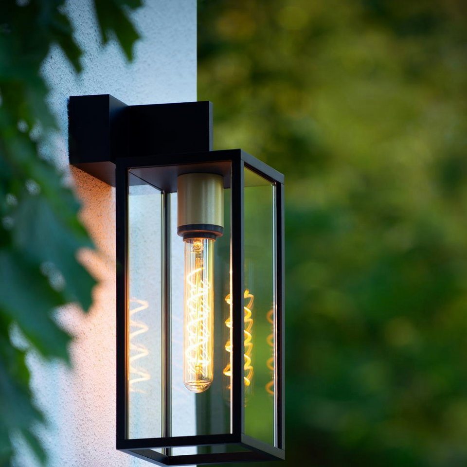 Click Licht Deckenleuchte Wandleuchte Laurens In Schwarz E27 Ip54