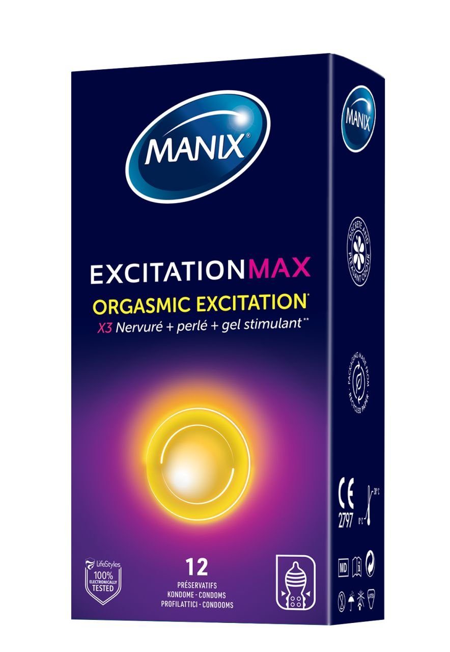 ᐅ Manix Einhand-Kondome MANIX Excitation Max 12 St. | OTTO