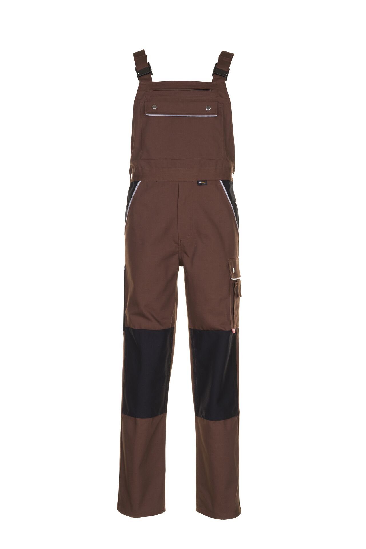 Planam Arbeitslatzhose Latzhose Canvas 320 Braunschwarz Größe 58 1 Tlg