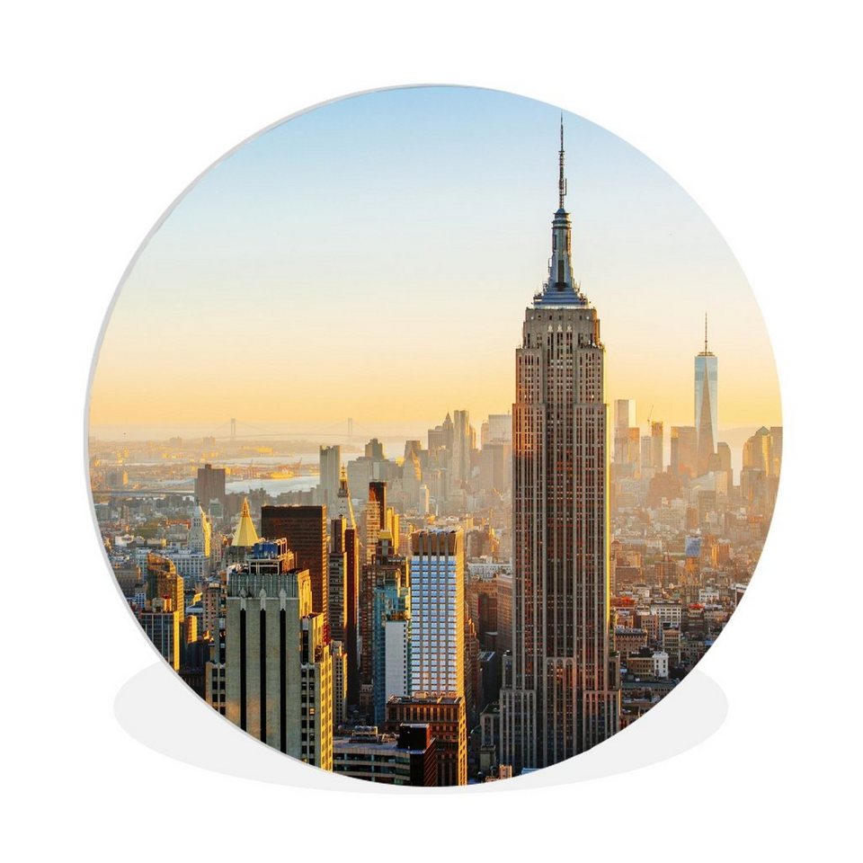 Muchowow Gemälde Skyline Von New York Bei Sonnenuntergang Mit Dem
