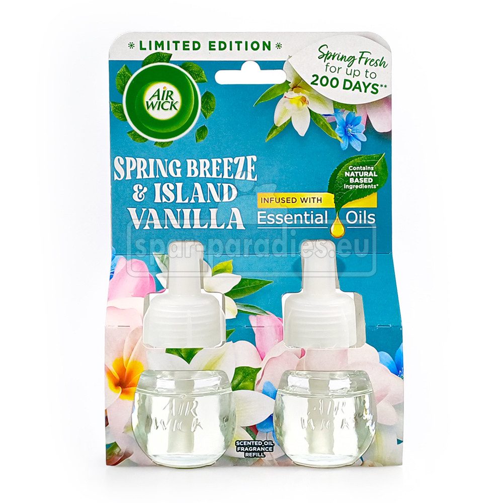 Air Wick Duftöl Air Wick Duftölflakon Spring Breeze & Island Vanilla Duo-Pack 2x 19 ml