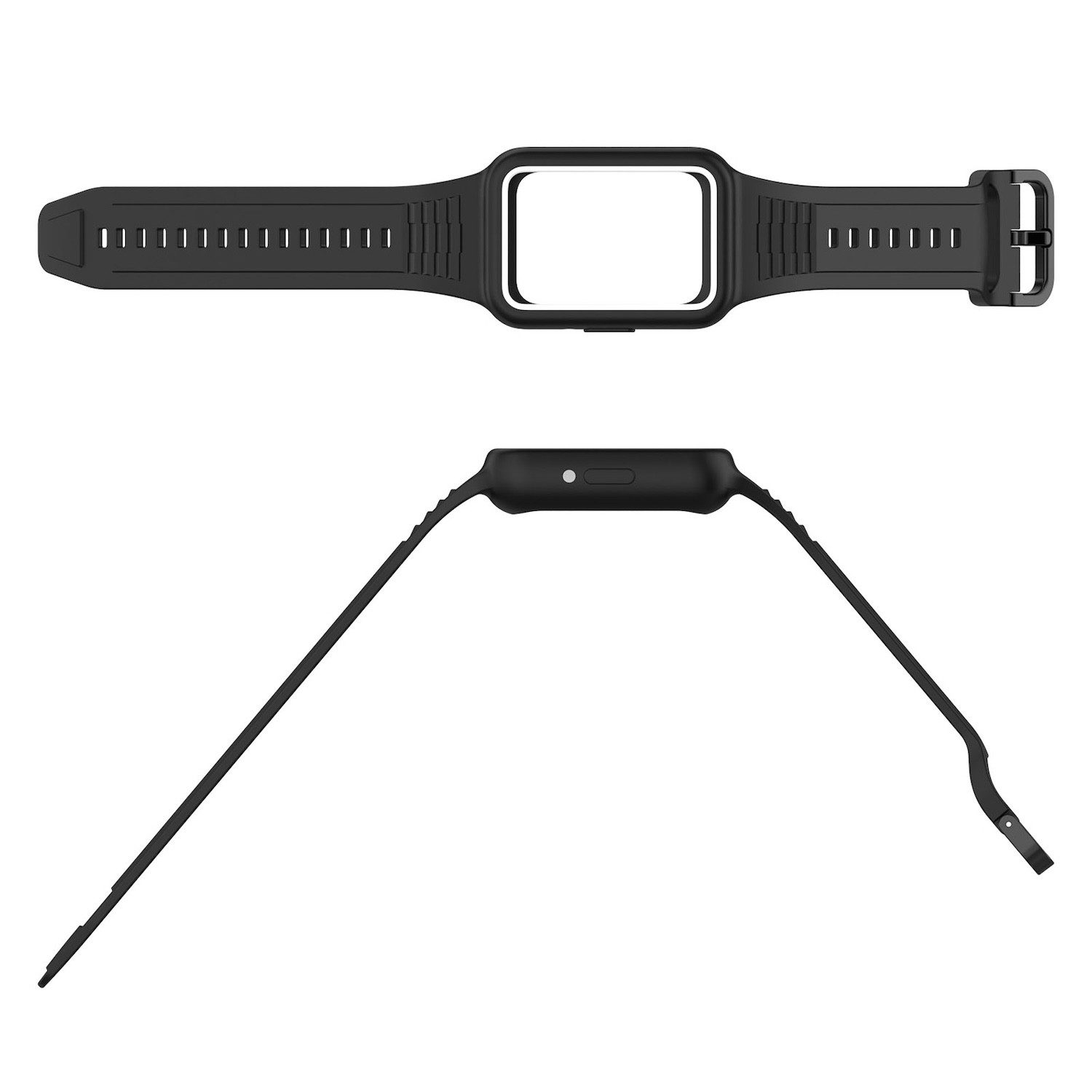 Wigento Smartwatch-Armband Für Samsung Galaxy Fit 3 Silikon Arm Band ...