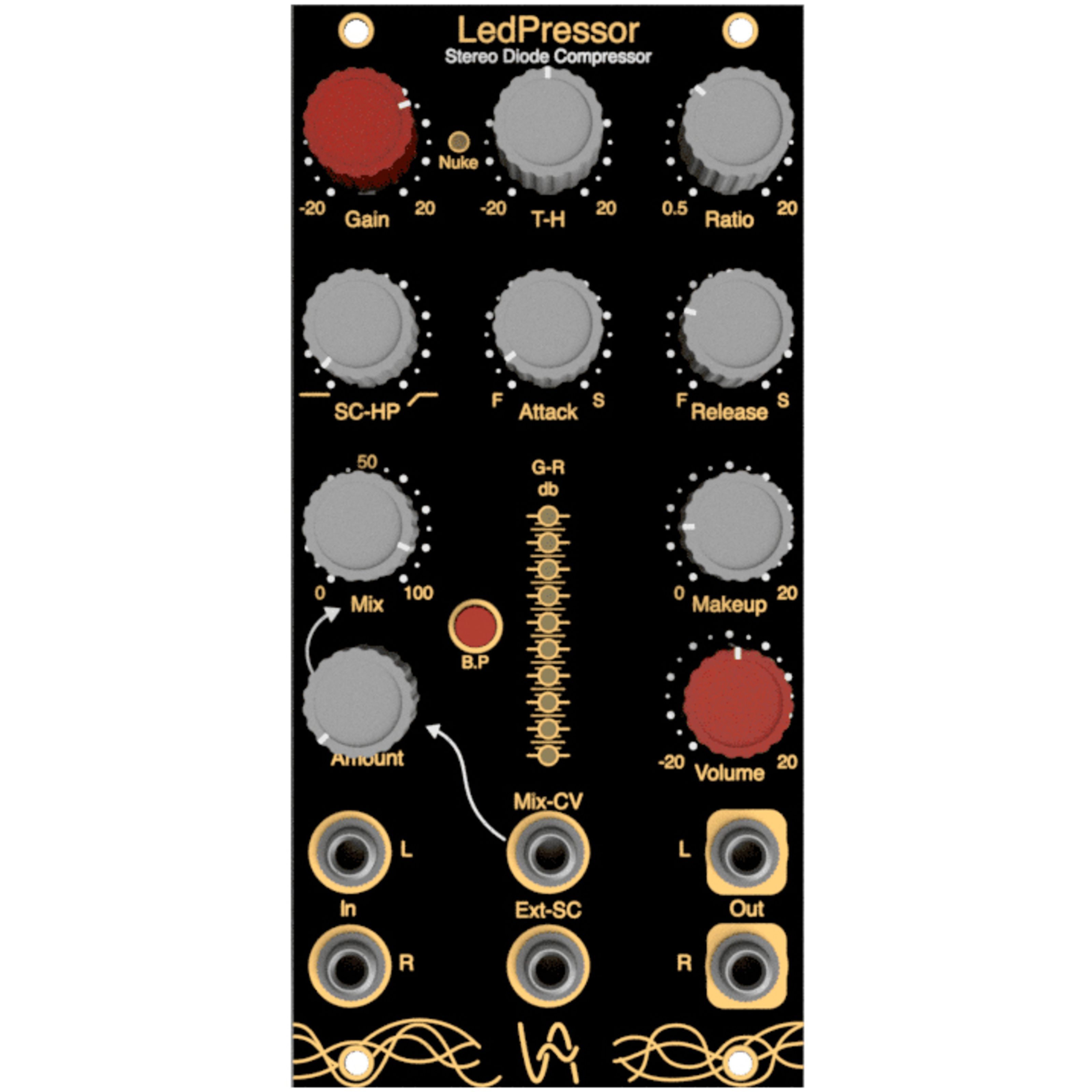 Voicas Synthesizer Modular Synthesizer Effekt Module Ledpressor Effekt Modular Synthesizer