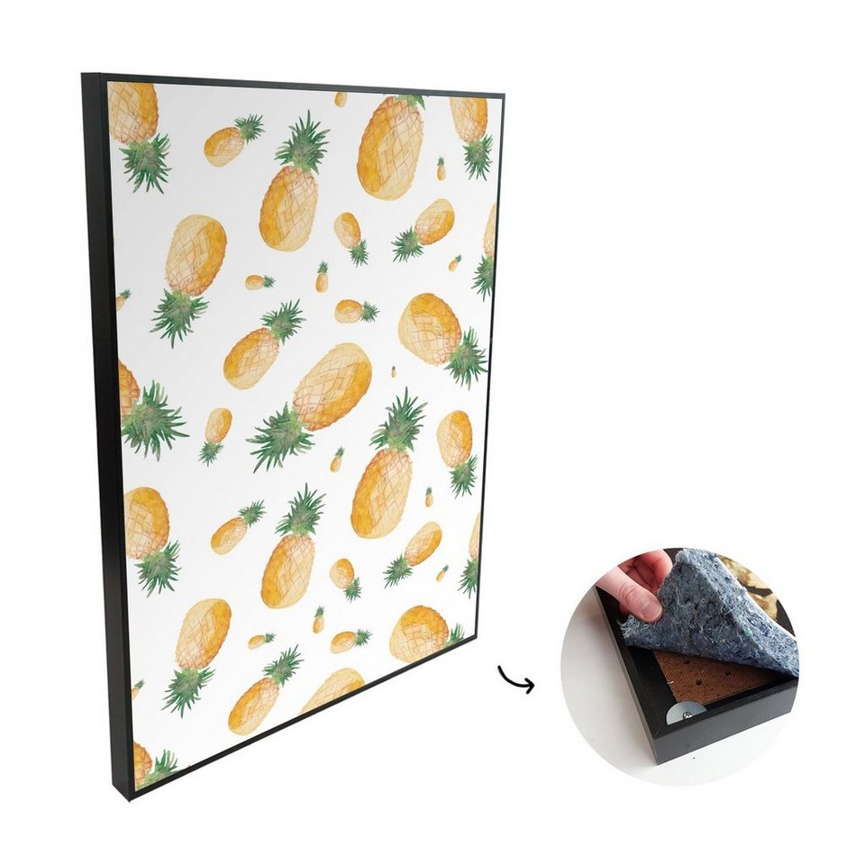 Muchowow Akustikplatte Ananas Aquarellfarbe Muster 1 St Malerei