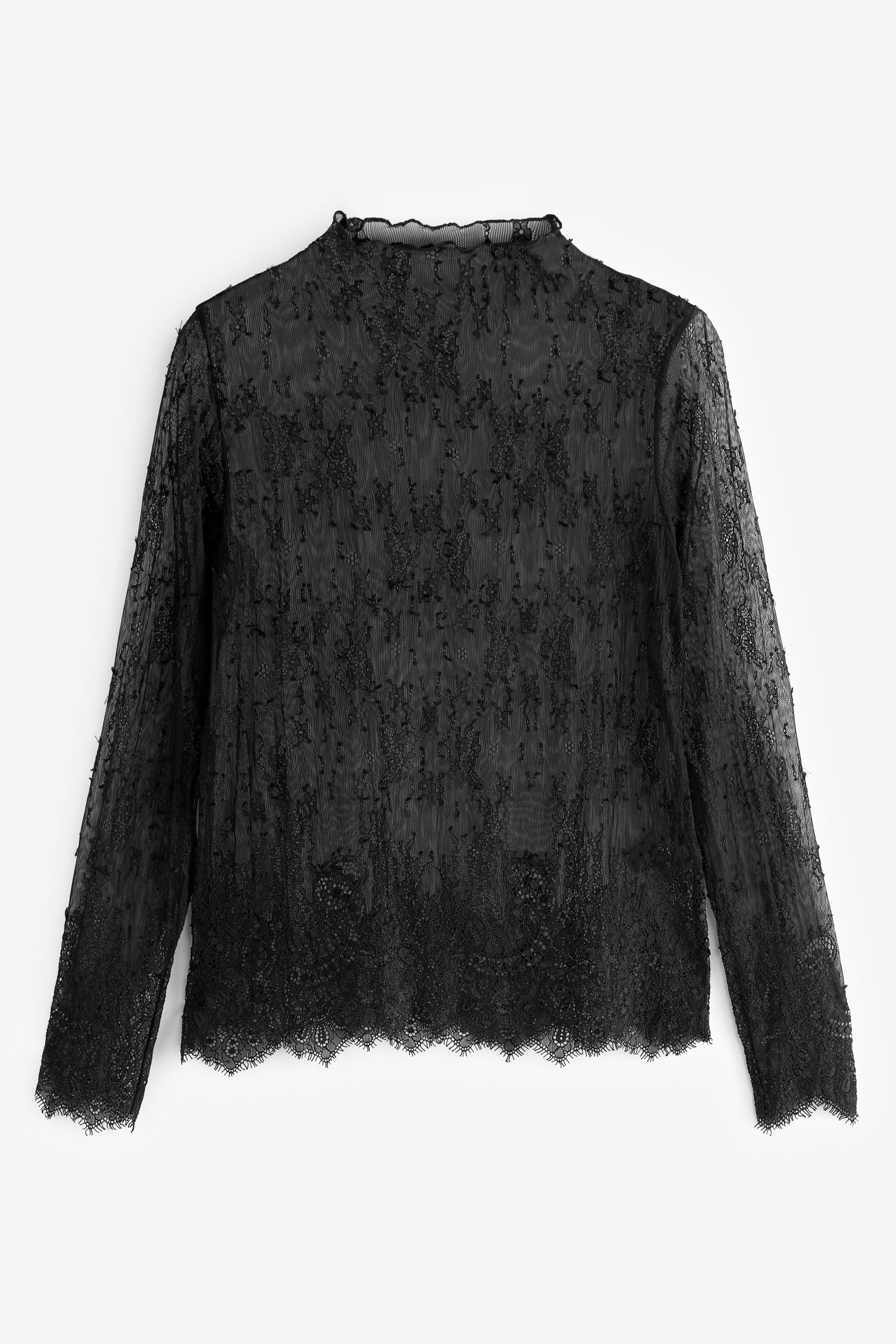 Next Langarmbluse Langarm Shirt Mit Spitze 1 Tlg Mode Und