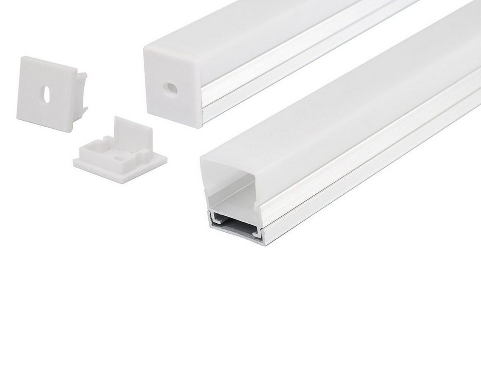 Energmix Led Stripe Profil 2 Meter Alu Profile Alu Schiene Profil Mit