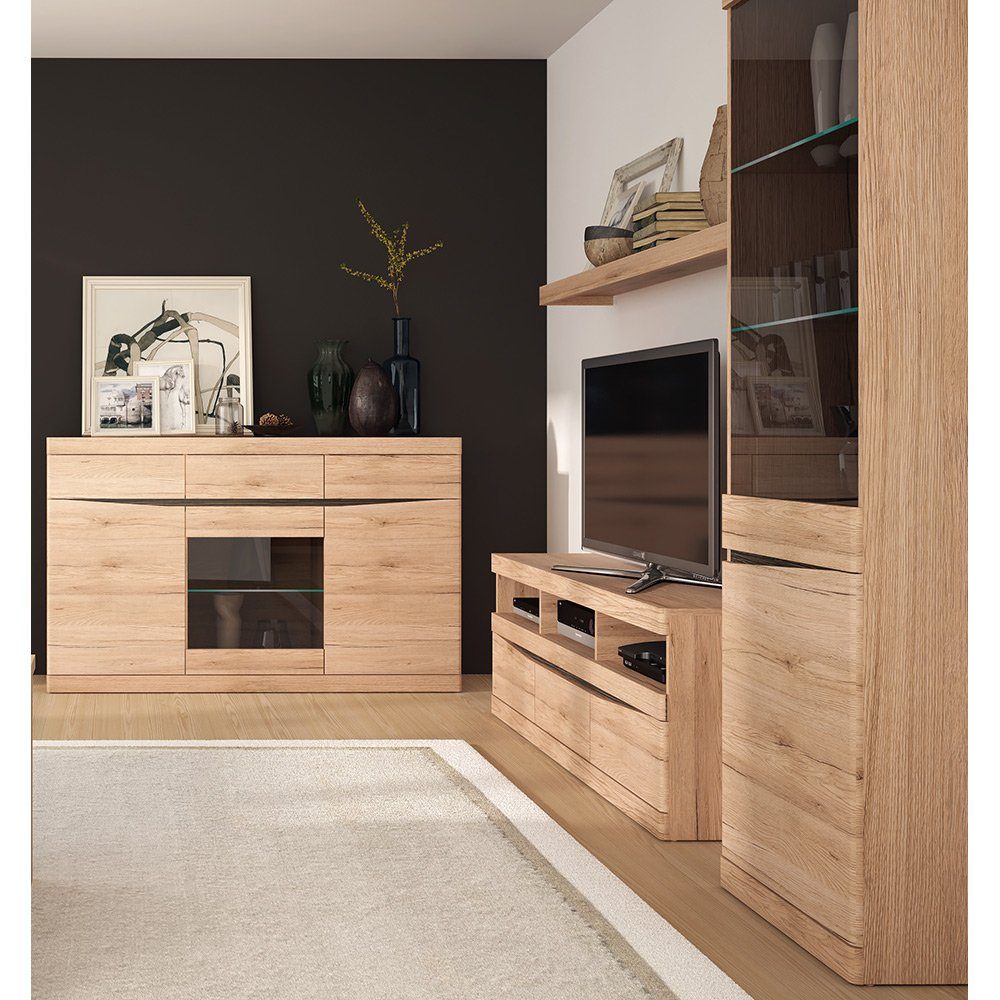 Lomadox Wohnzimmer Set Sanford 129 Mega Spar Set 4 St 4 Tlg San