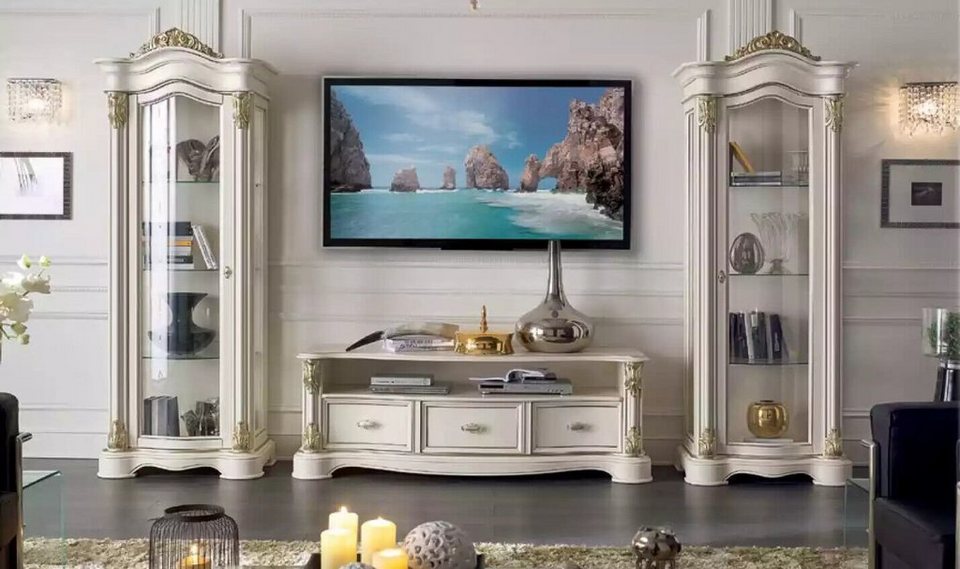 Jvmoebel Wohnzimmer Set Klassischer Wohnzimmer Set Tv Ständer 2x