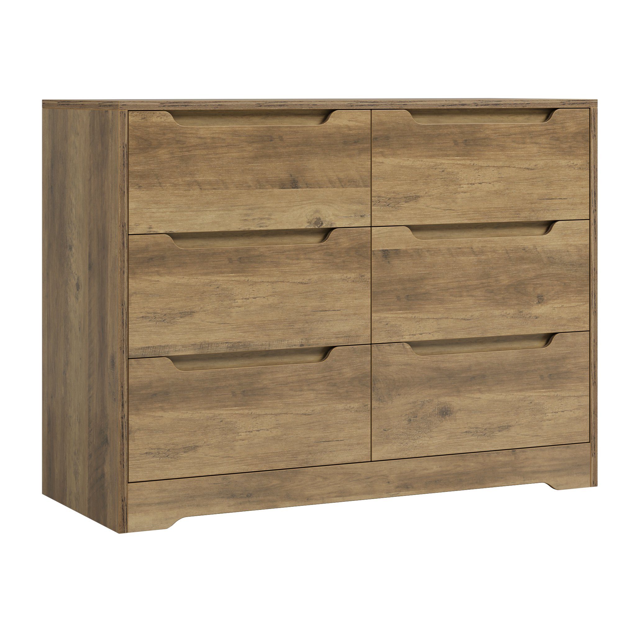 HOMECHO Kommode mit Schubladen Schubladenschrank Komodenschrank Schlafzimmer