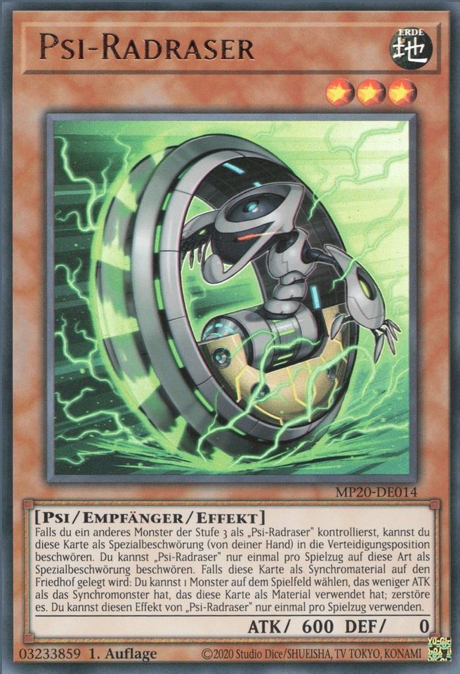 Recollectibles Sammelkarte Yugioh Karte Psi Radraser Yu Gi Oh Karte