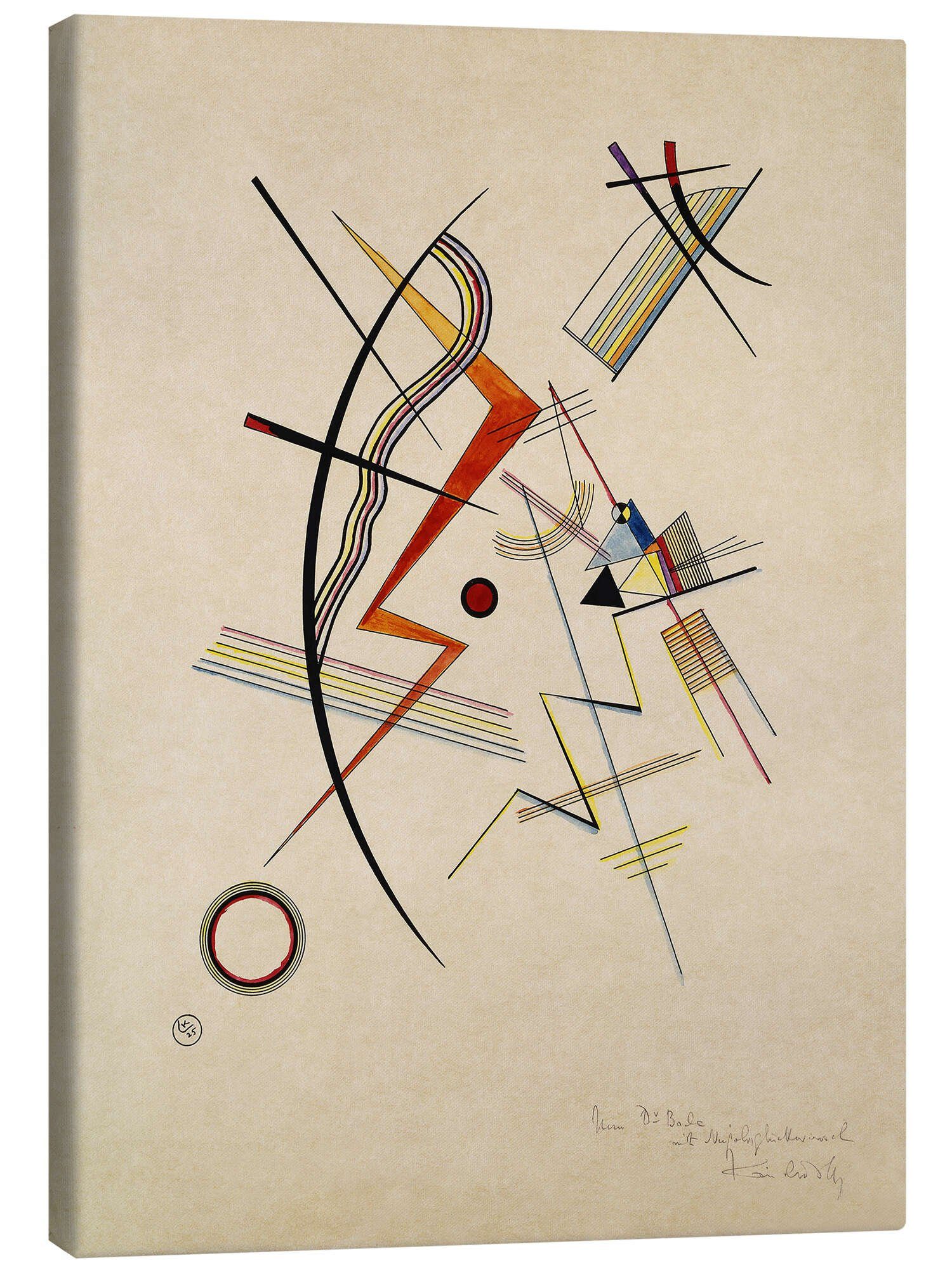 Posterlounge Leinwandbild Wassily Kandinsky Jahresgabe Für Die