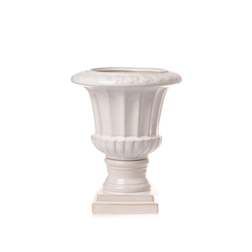 Linoows Pflanzkübel Pflanztopf Florenz Kratervase Garten Amphore 26 Cm