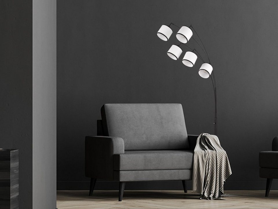 Meinewunschleuchte Led Bogenlampe Led Wechselbar Warmweiß Stehlampe