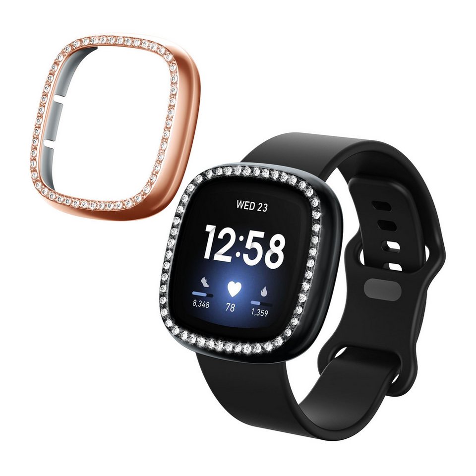 Kwmobile Smartwatch Hülle 2x Kunststoff Hülle Für Fitbit Versa 3
