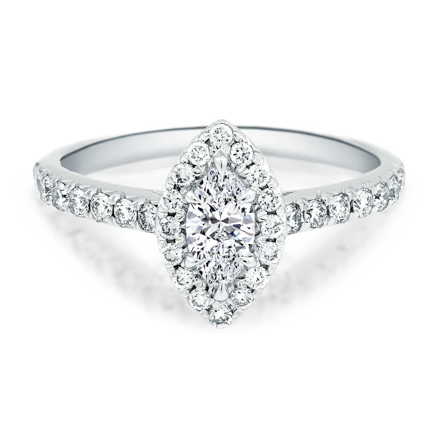 Adam & Eve Diamantring • 750/- Gold "AE29" Weißgold 0,59 ct. (Verlobungsring, Brillantring ...