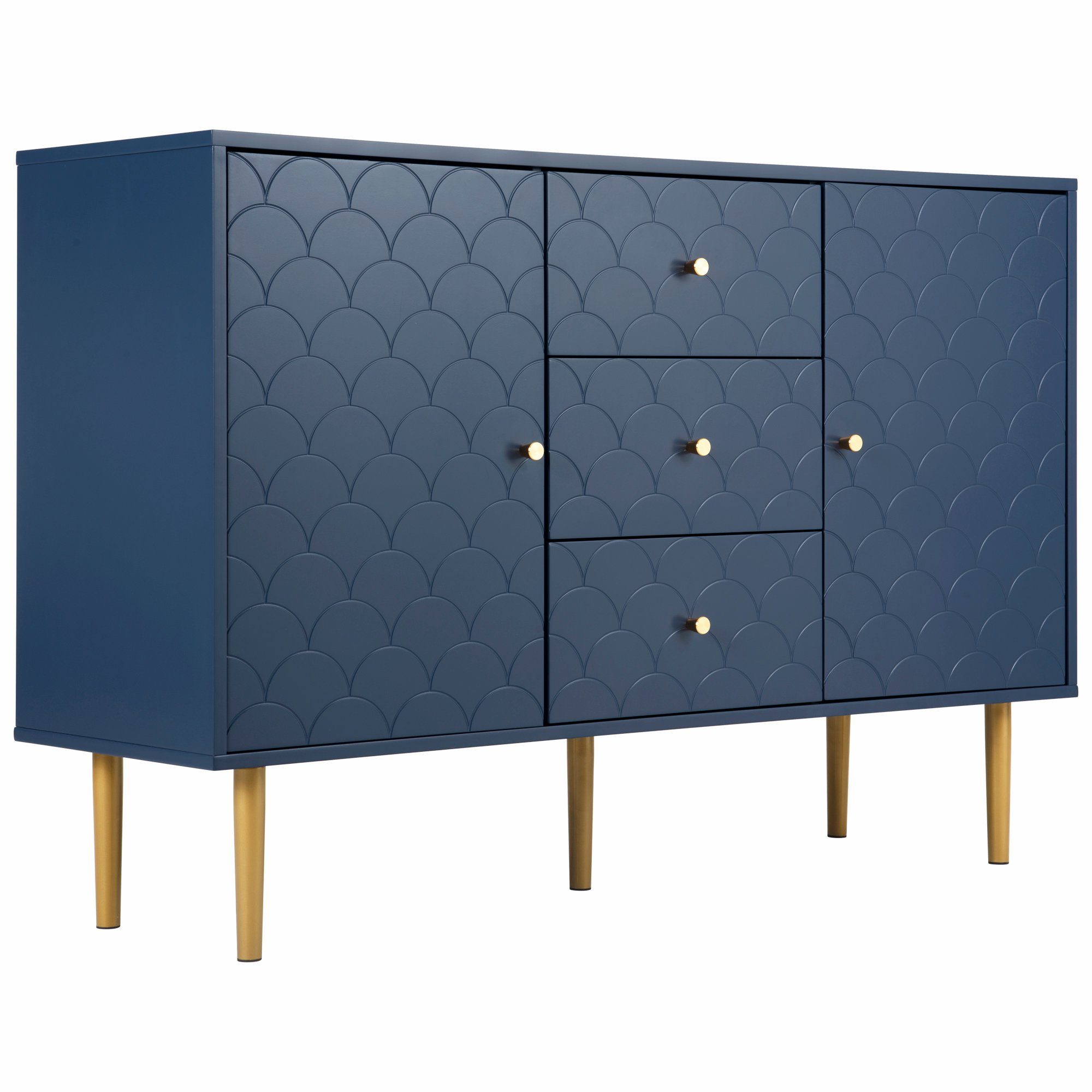 Blingbin Schubkastenkommode Kommode Kommode Holz 2 Türen 3 Schubladen