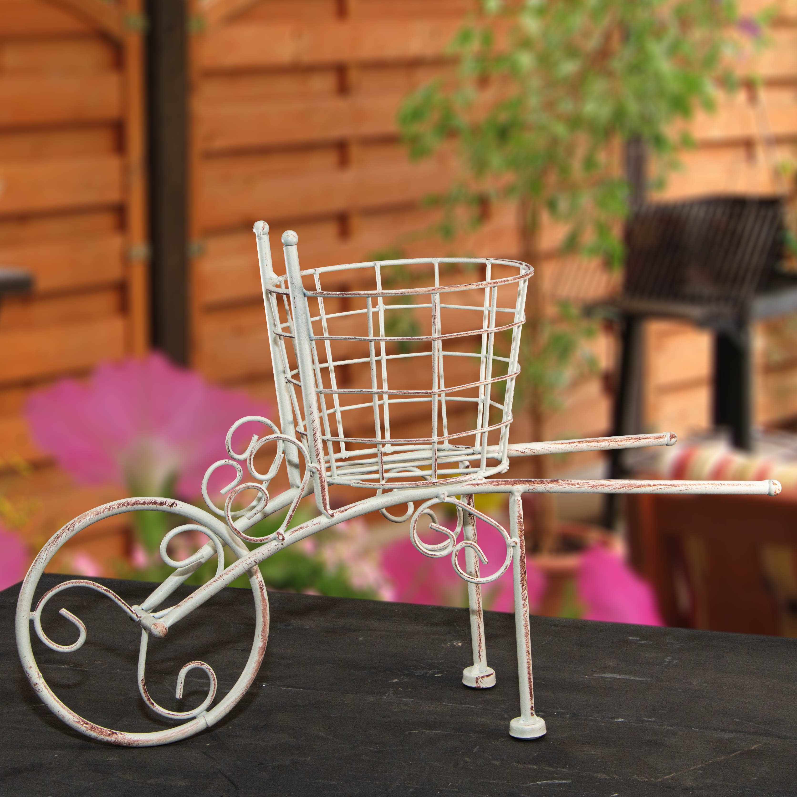 Antikas Gartenpflege Set Filigrane Nostalgie Schubkarre Dekoration Als