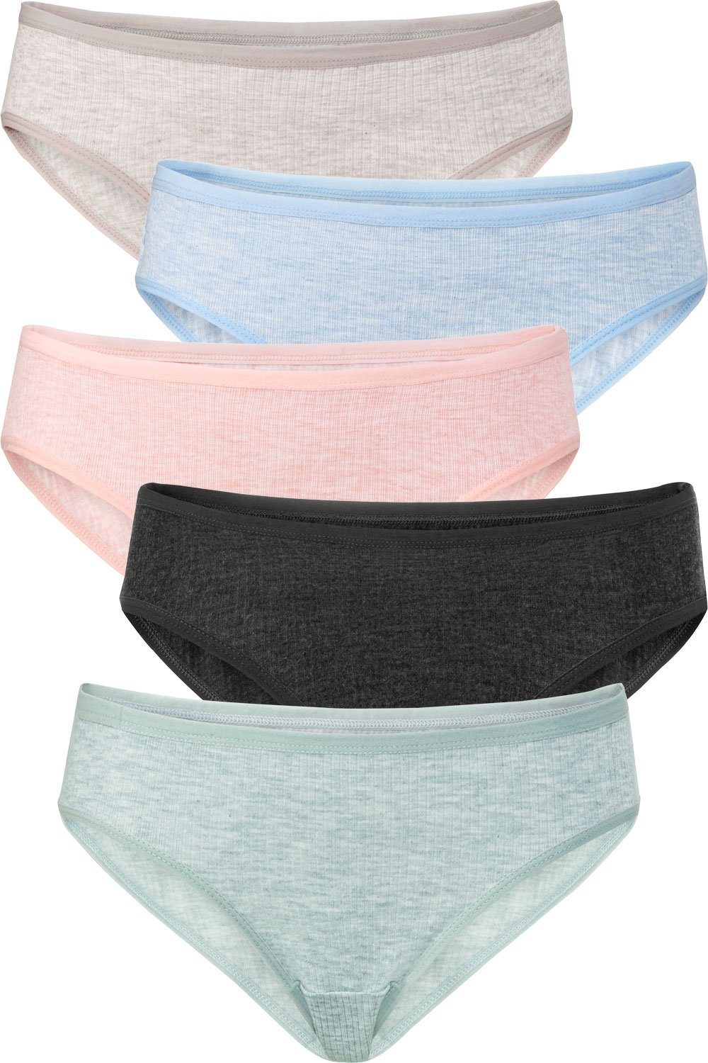 Patsy & Lou Slip (Packung, 5er-Pack) weicher Komfort aus einem Baumwollmix