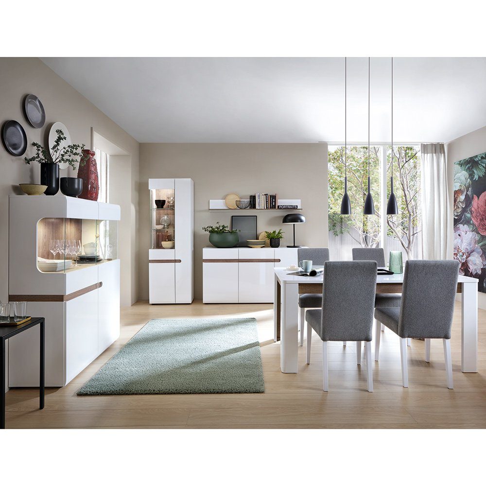Lomadox Esszimmer Set Legnica 129 Spar Set 5 St Mit Ausziehbarem