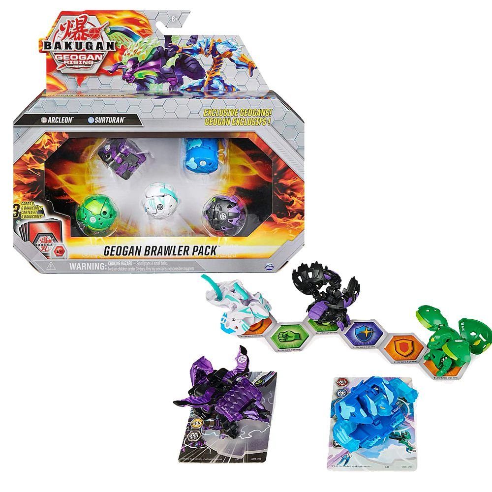 Spin Master Actionfigur Geogan Brawler Pack 5er Set Bakugan Spinmaster ...