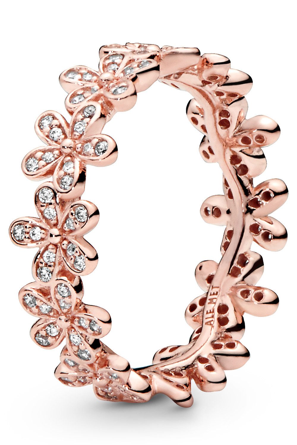 Pandora Fingerring Gänseblümchen, Optik: glänzend