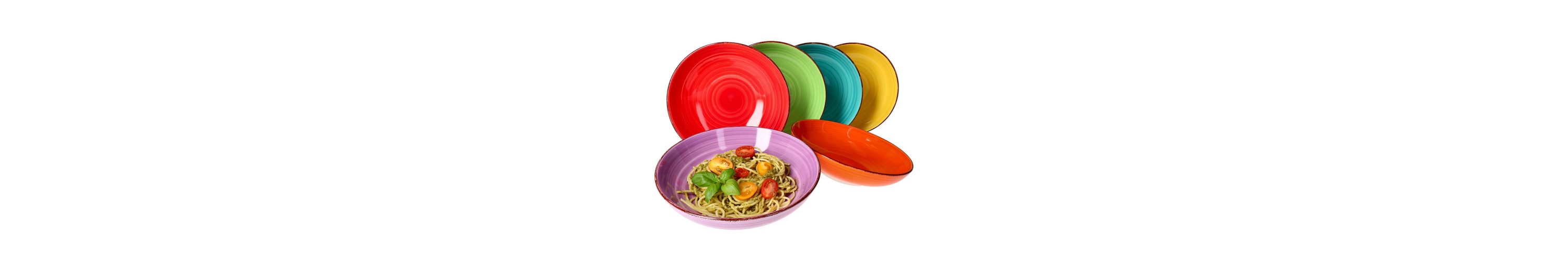 MamboCat Pastateller »6er Set Spaghettiteller Uni bunt - 24326746 ...