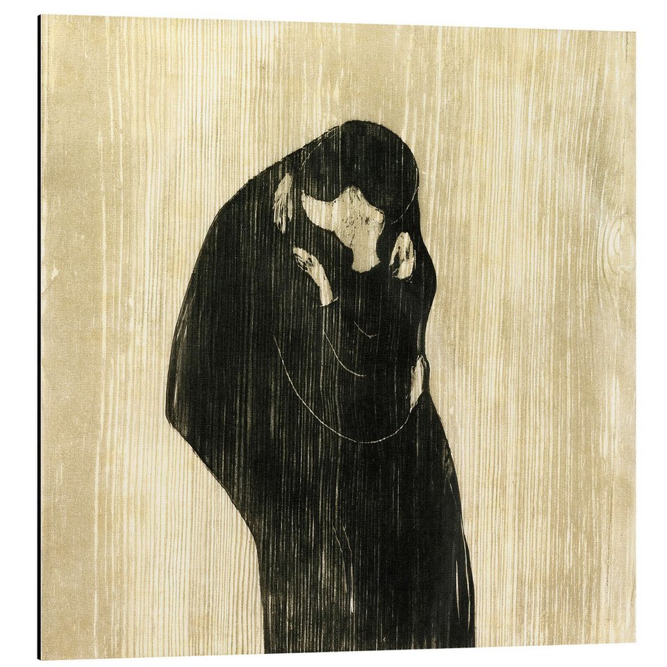 Posterlounge Alu Dibond Druck Edvard Munch Der Kuss Iv Wohnzimmer