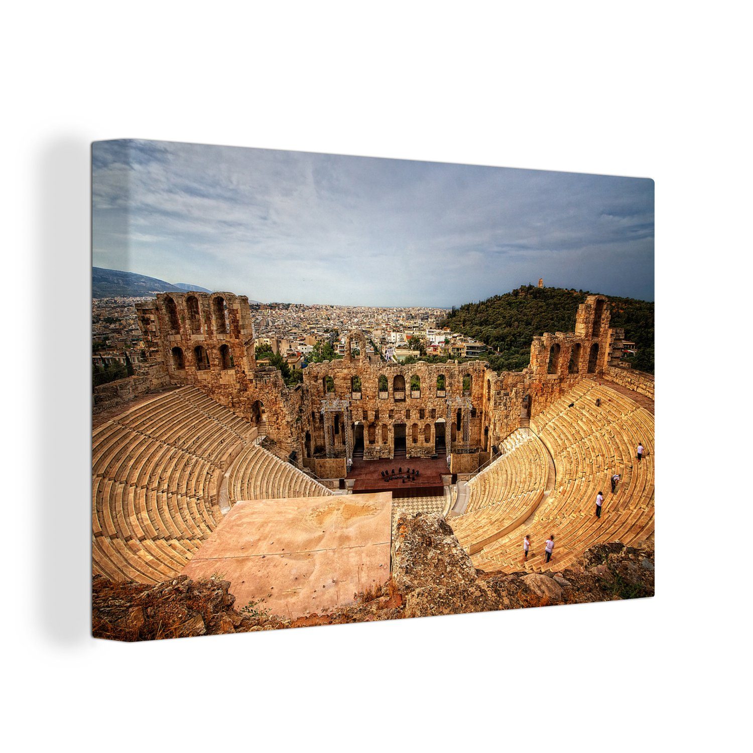 Onemillioncanvasses® Leinwandbild Athen Griechenland Amphitheater