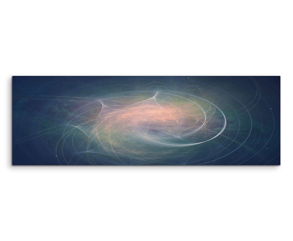 Sinus Art Leinwandbild Abstraktes Panoramabild 1118 150x50cm